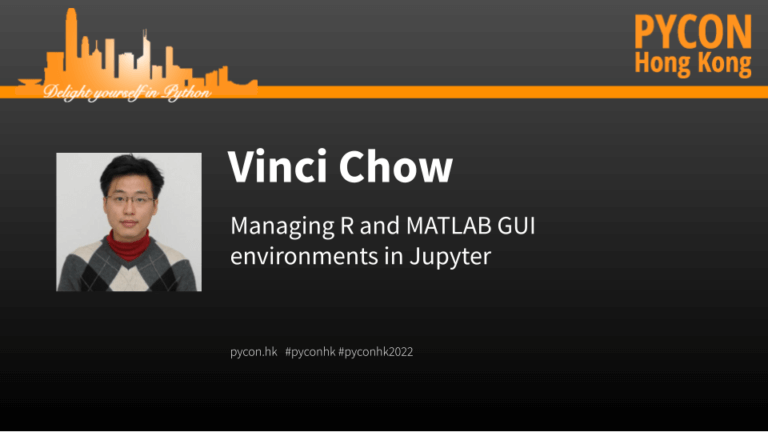 Managing R And Matlab Gui Environments In Jupyter Pycon Hk